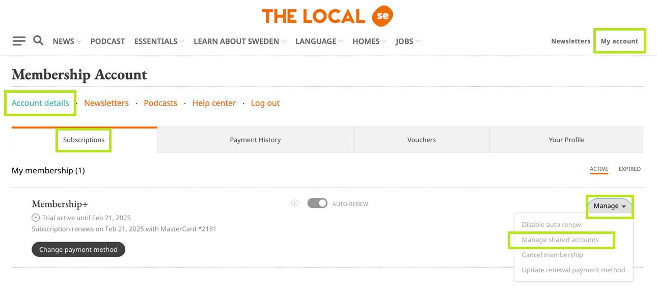 How do I get family access? – The Local Help Center